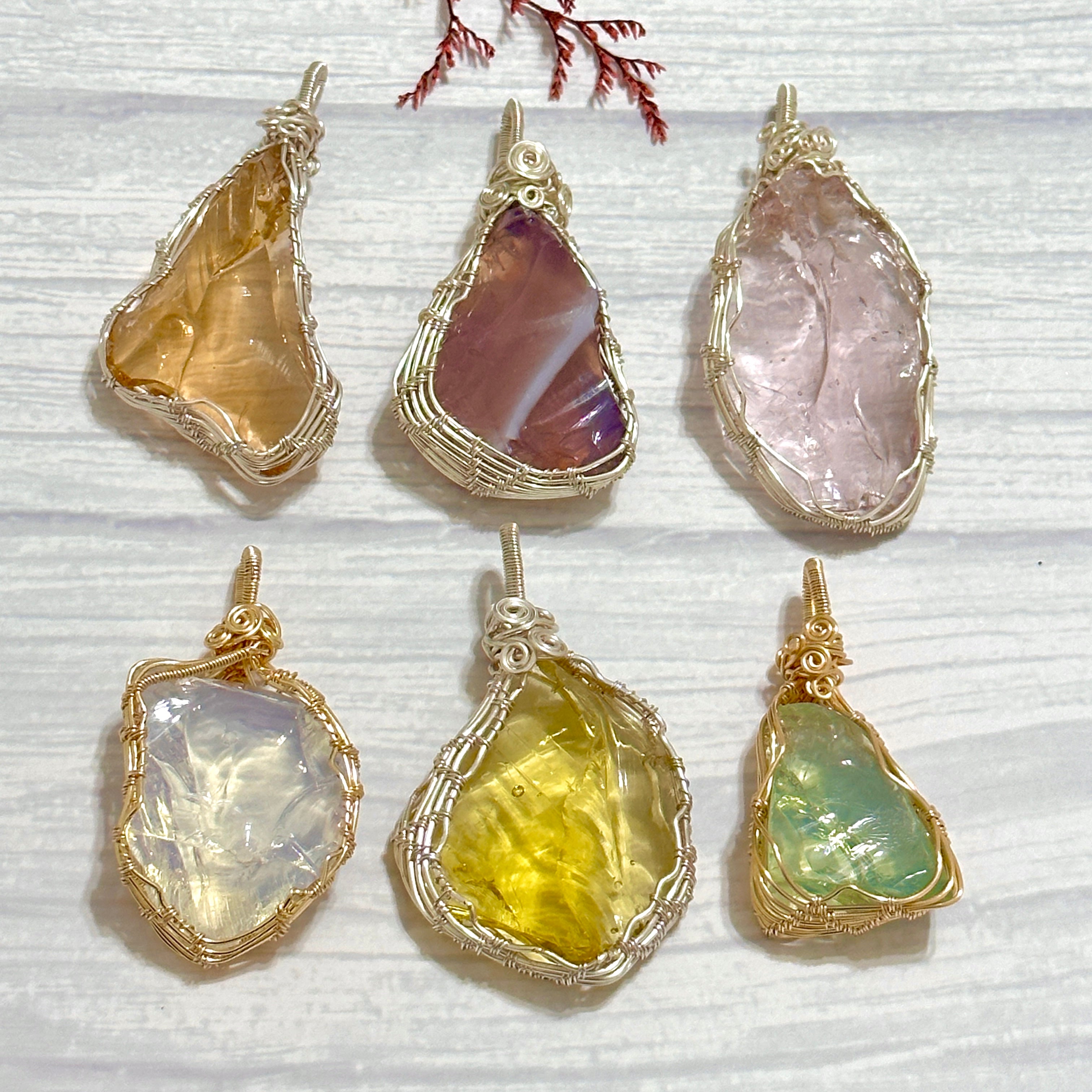 Andara Pendants – Shimmer & Gems- Crystal Jewelry With Purpose
